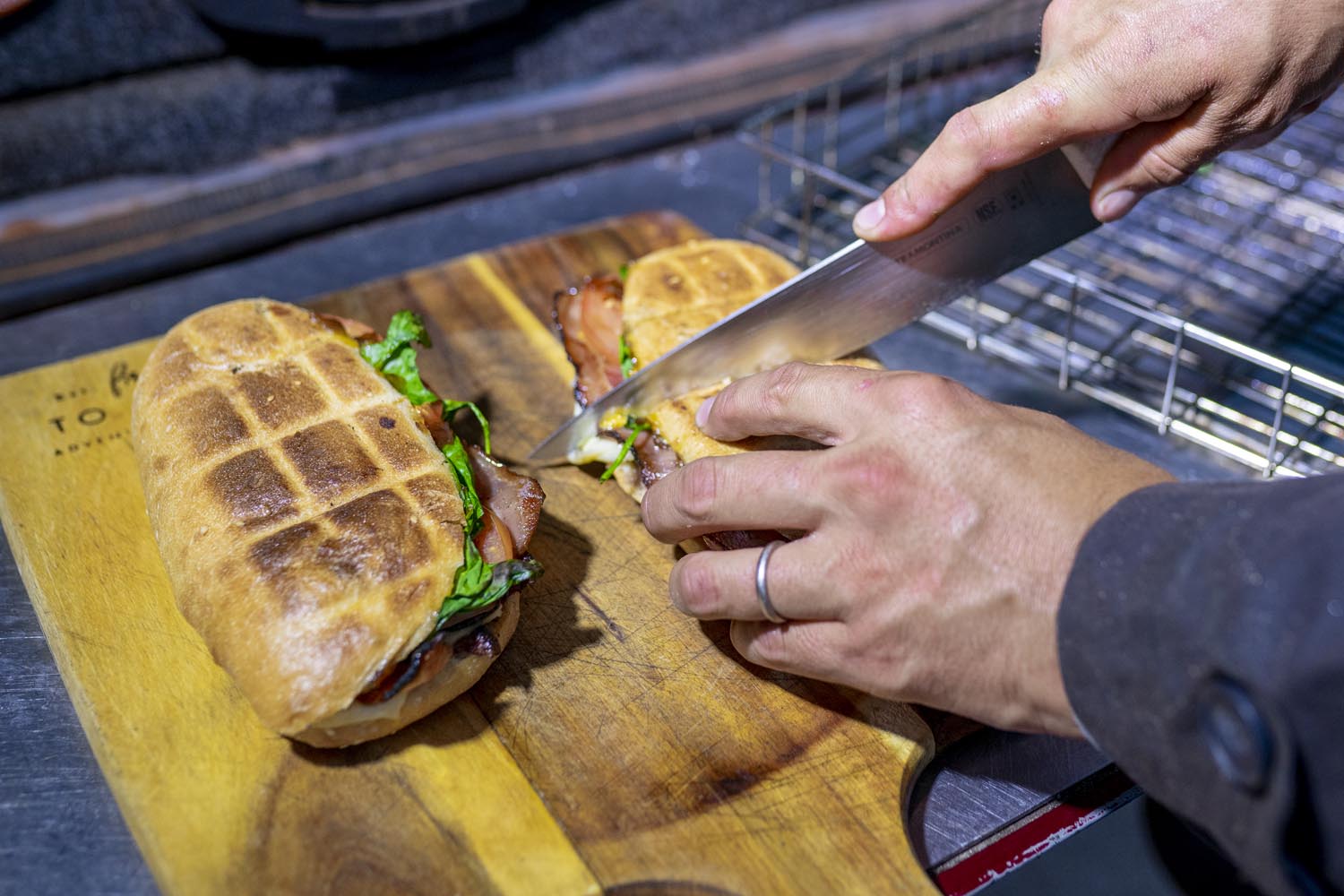 Steak Sandwich on Turkish or Sourdough Rolls - OZ Braai