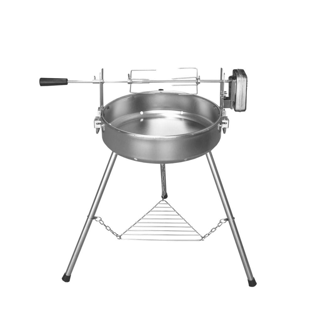 BBQ Rotisserie Kit – Stainless Steel Battery-Powered Spit | OZ Braai