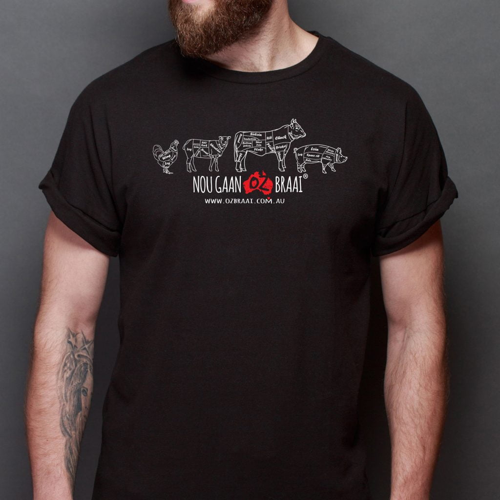 Braai King Customisable T-shirt - OZ Braai