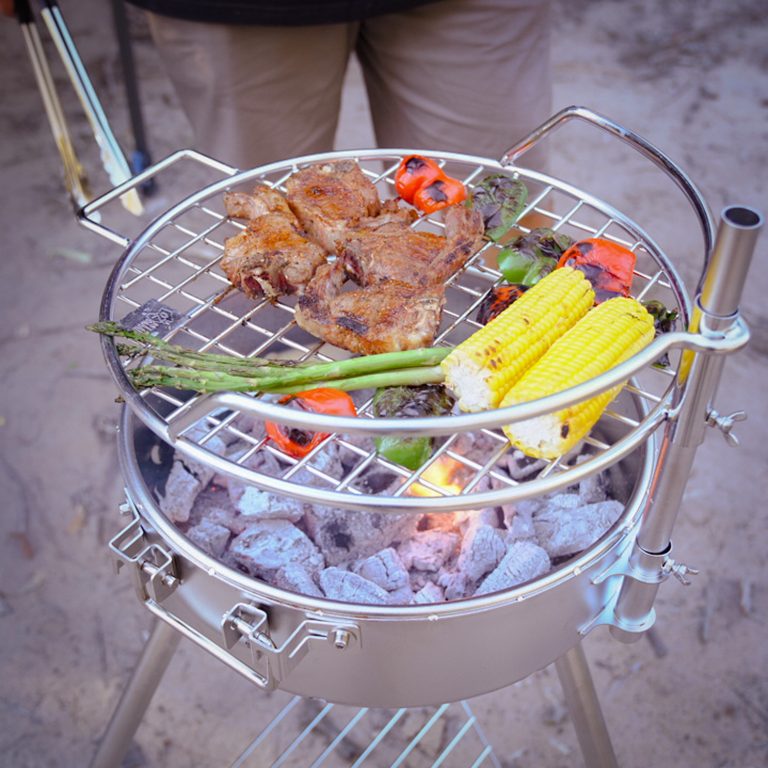 Mini Braai: Compact 304 Stainless Steel Outdoor Grill