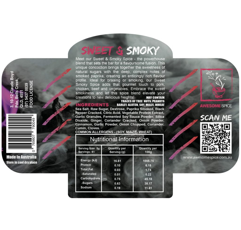 Sweet & Smoky – BBQ Spice Rub & Braai Seasoning | OZ Braai
