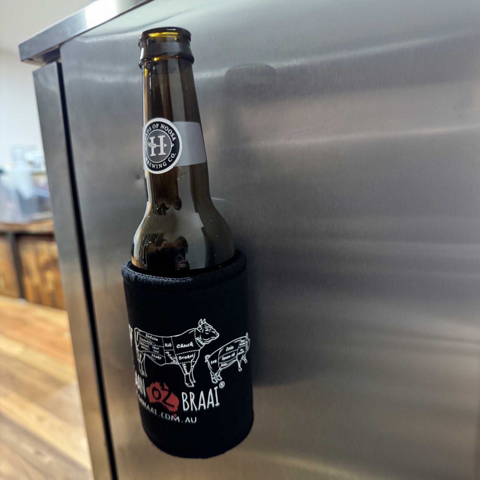 Magnetic Stubby Cooler - OZ Braai