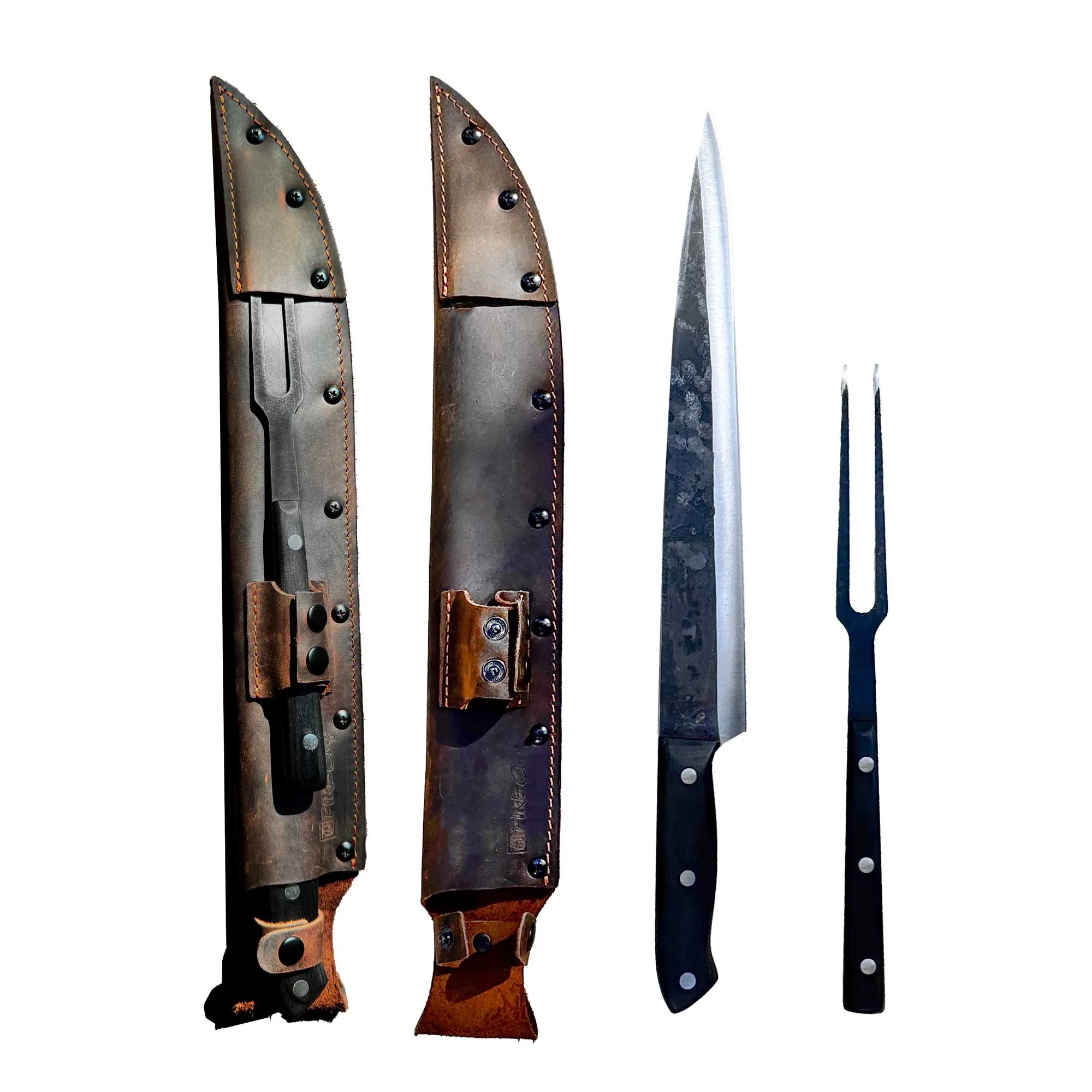 FireChef Complete Knife Bundle - Hand Forged Knives