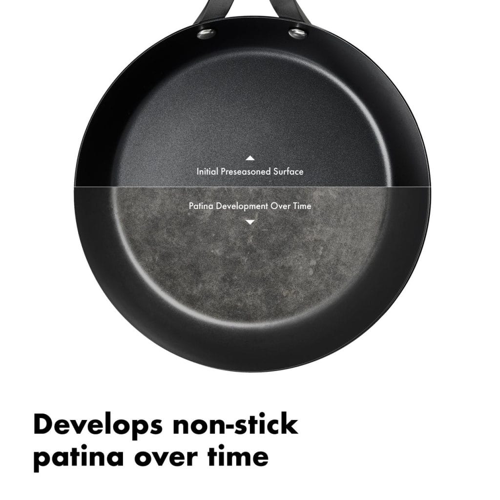 OXO Carbon Steel Pan – Removable Handle for Campfire & BBQ Cooking | OZ ...