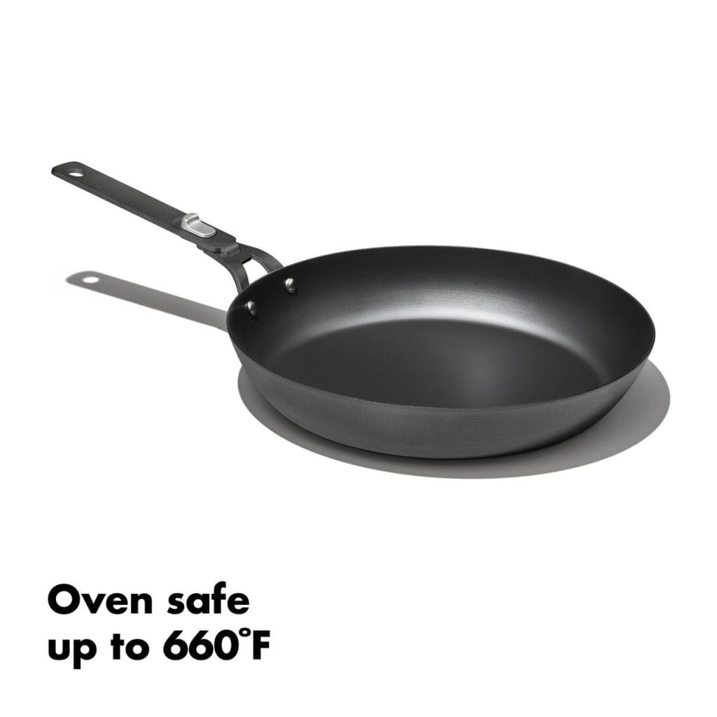 OXO Carbon Steel Pan – Removable Handle for Campfire & BBQ Cooking | OZ ...